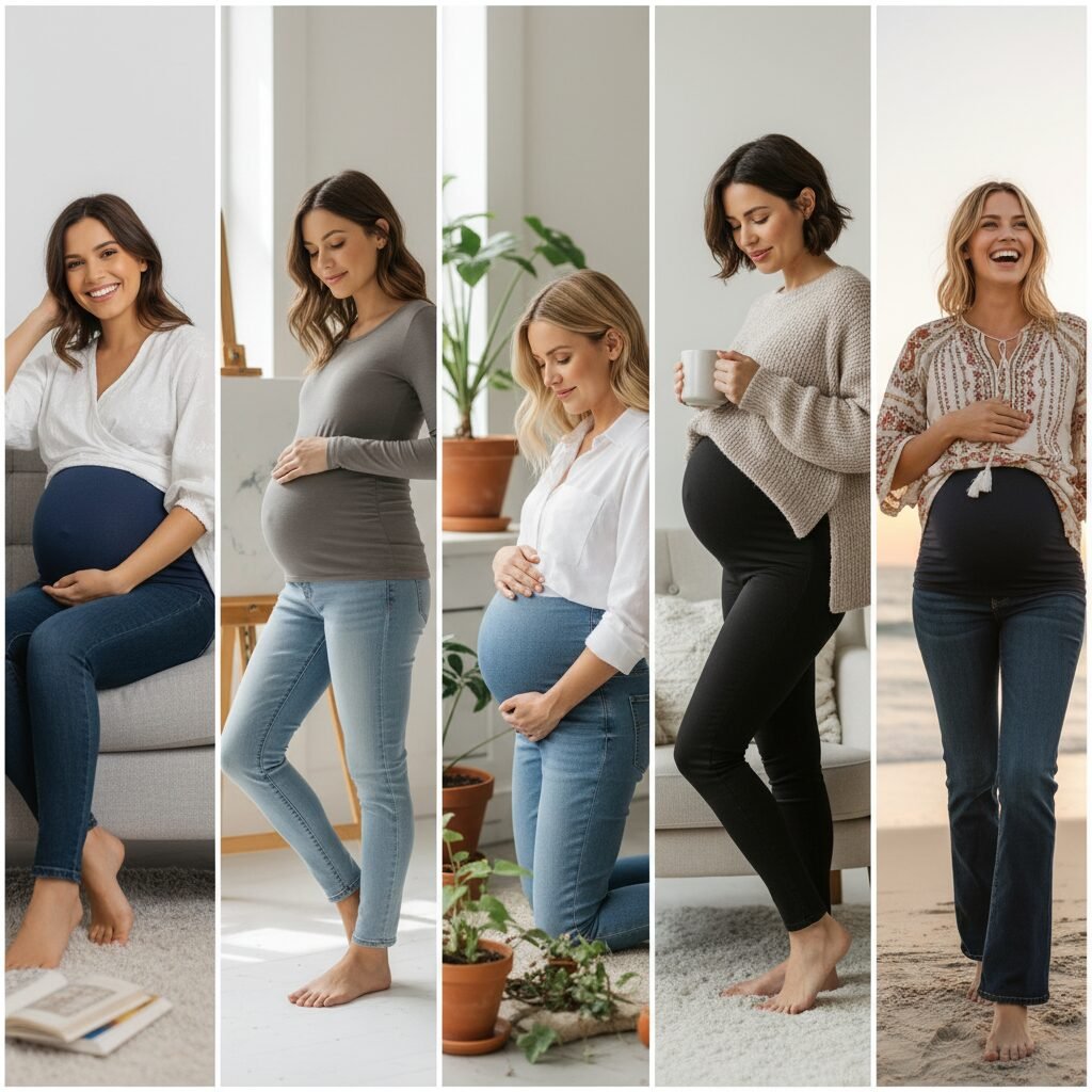 The Only 5 Maternity Jeans That Actually Fit Short Moms
